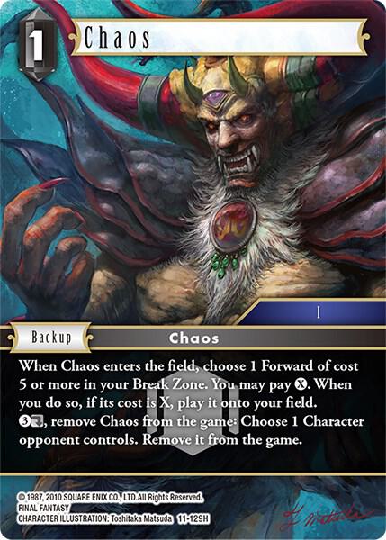 Chaos - Hidden Trials - Final Fantasy TCG