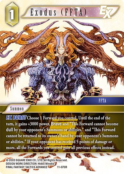 Exodus (FFTA) EX - Opus XI - Final Fantasy TCG - TCGplayer.com