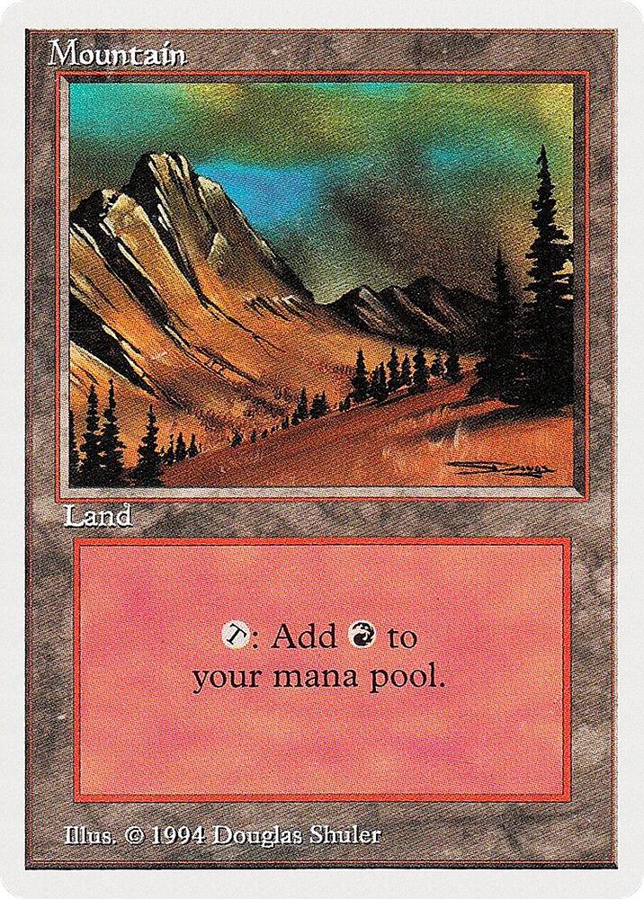 Mountain (C) - Summer Magic - Magic: The Gathering