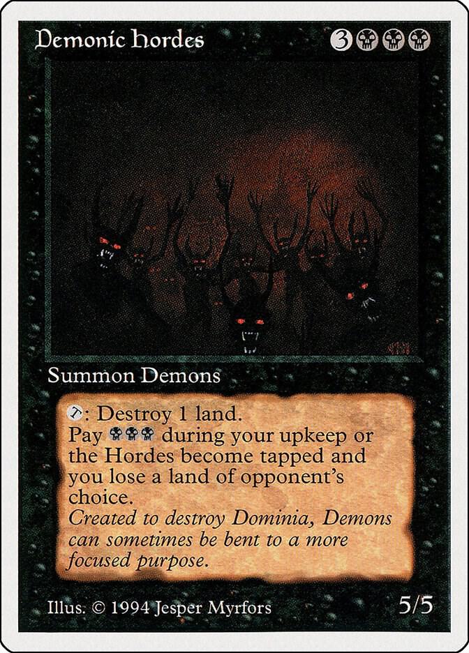 Demonic Hordes - Summer Magic - Magic: The Gathering