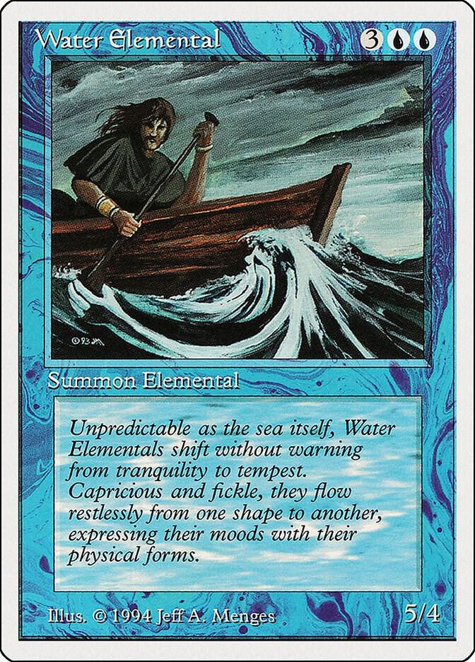 Water Elemental - Summer Magic - Magic: The Gathering