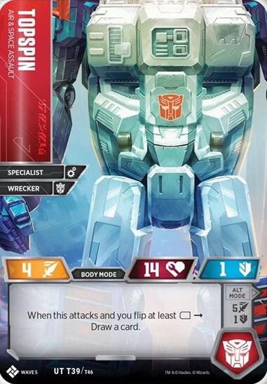 Topspin - Air & Space Assault - Titan Masters Attack - Transformers TCG - TCGplayer.com