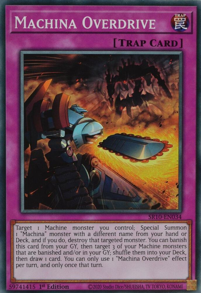 Machina Overdrive - Structure Deck: Mechanized Madness - YuGiOh ...