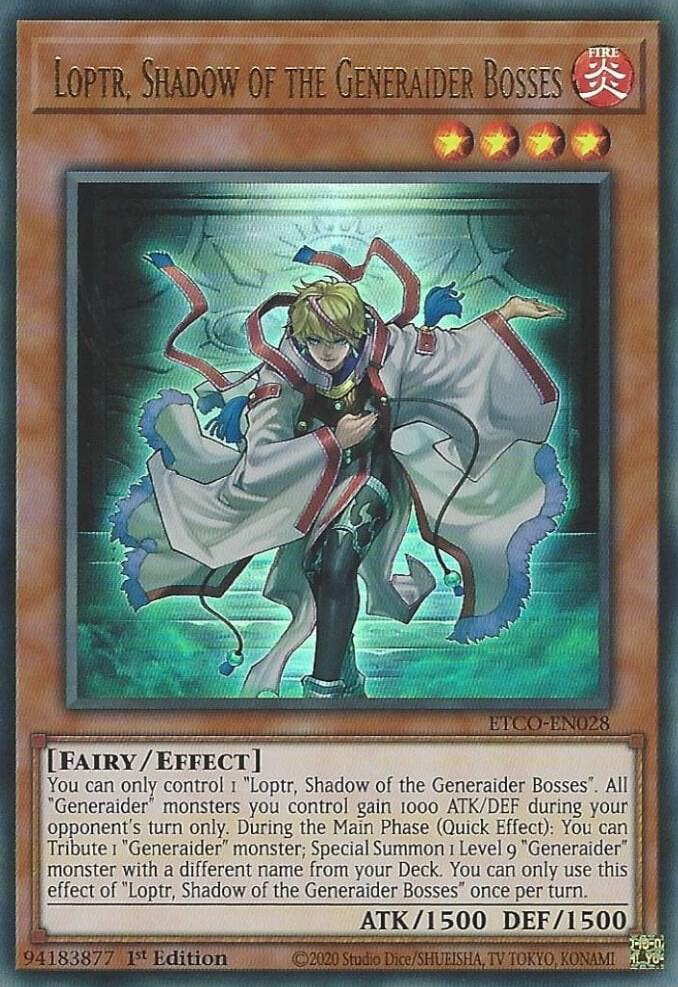 Loptr, Shadow of the Generaider Bosses - Eternity Code - YuGiOh ...