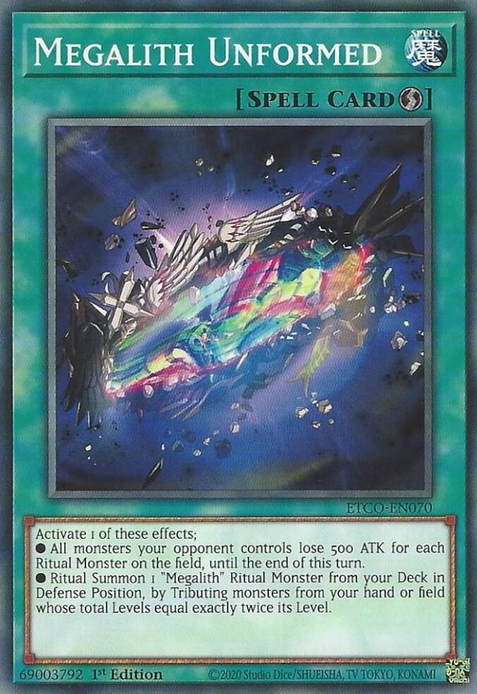 Megalith Unformed - Eternity Code - YuGiOh - TCGplayer.com