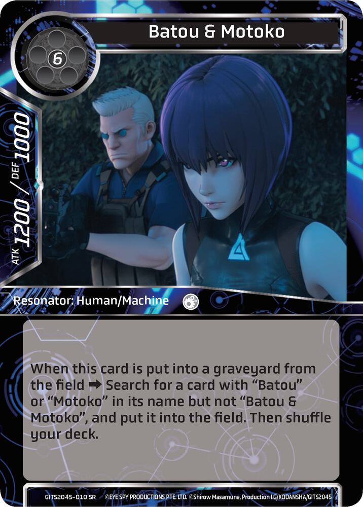 Batou & Motoko - Ghost in the Shell SAC_2045 - Force of Will