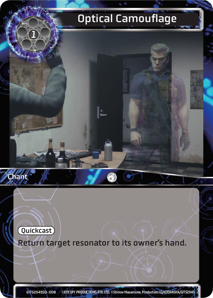 Optical Camouflage - Ghost in the Shell SAC_2045 Starter Deck - Force ...
