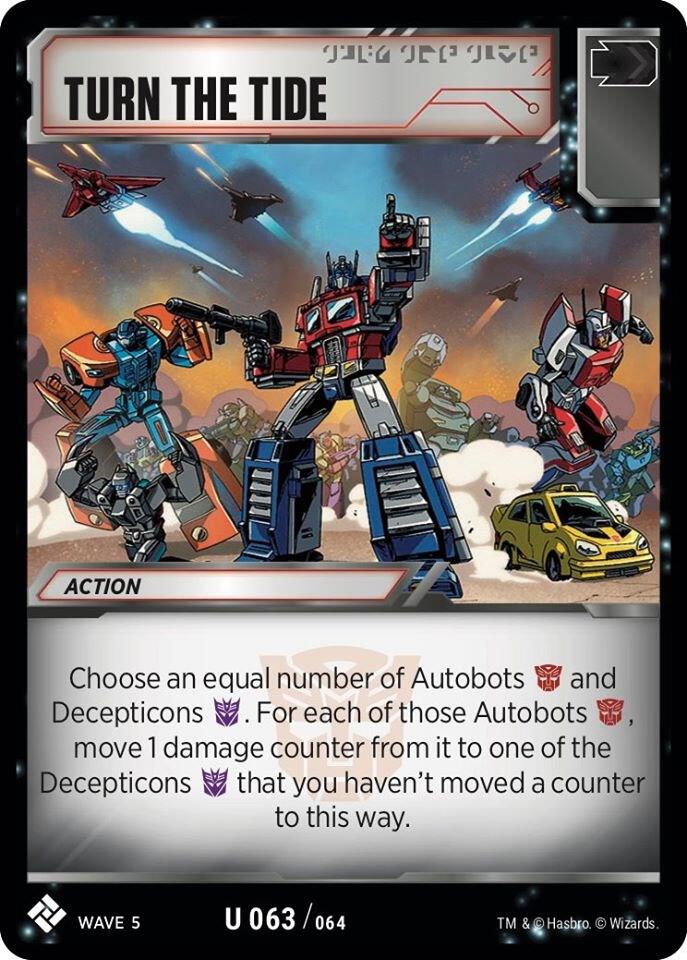 Turn the Tide - Titan Masters Attack - Transformers TCG