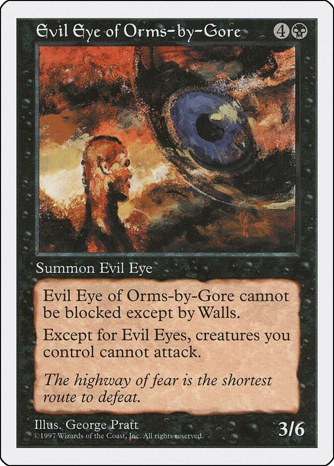 Evil Eye of Orms-by-Gore - Fifth Edition - Magic: The Gathering ...
