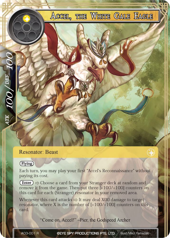 Accel, the White Gale Eagle - Alice Origin III - Force of Will ...