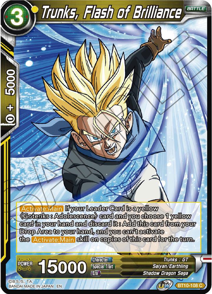 Trunks, Flash of Brilliance - Rise of the Unison Warrior - Dragon Ball ...