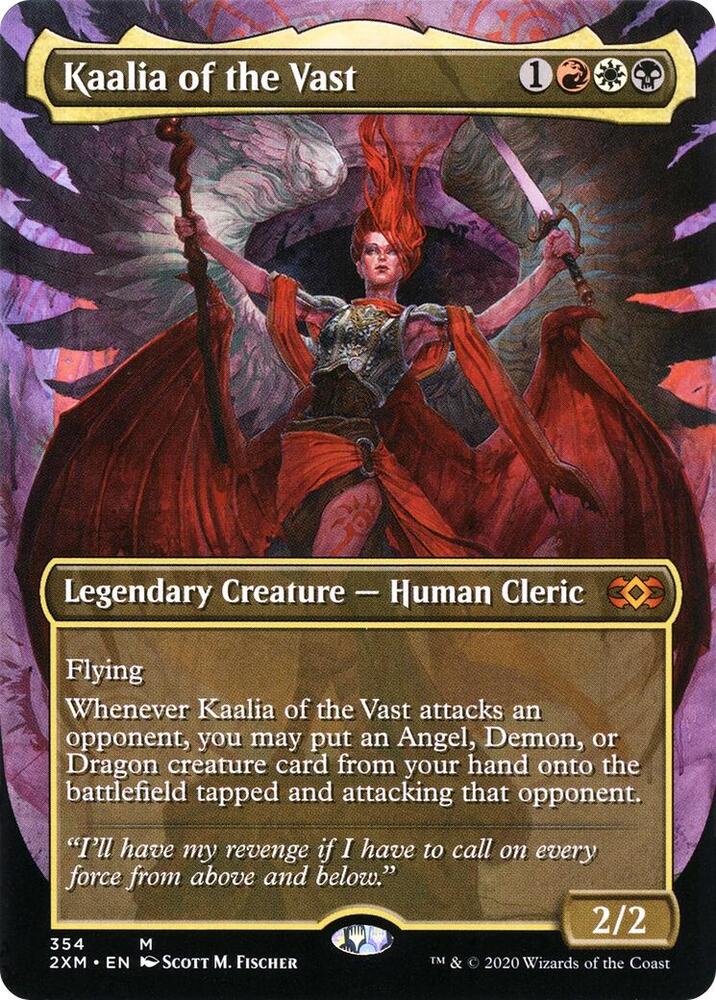 Kaalia of the Vast (Borderless) - Double Masters - Magic: The Gathering ...