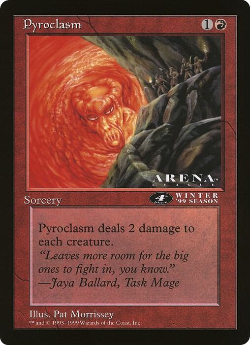 Pyroclasm (4th Place) (Arena League) - Oversize Cards - Magic: The ...