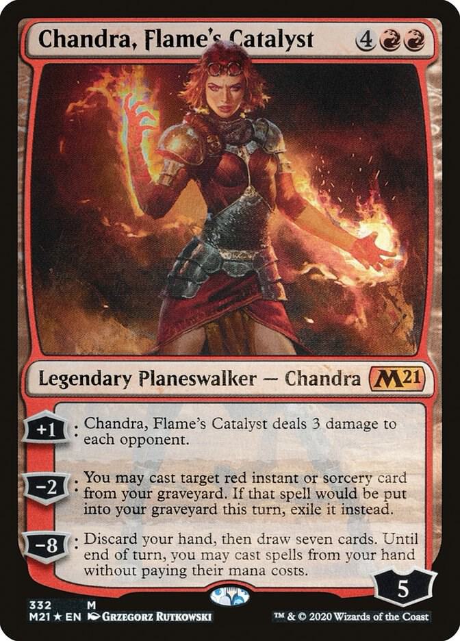 Chandra, Flame's Catalyst - Core Set 2021 - Magic: The Gathering ...