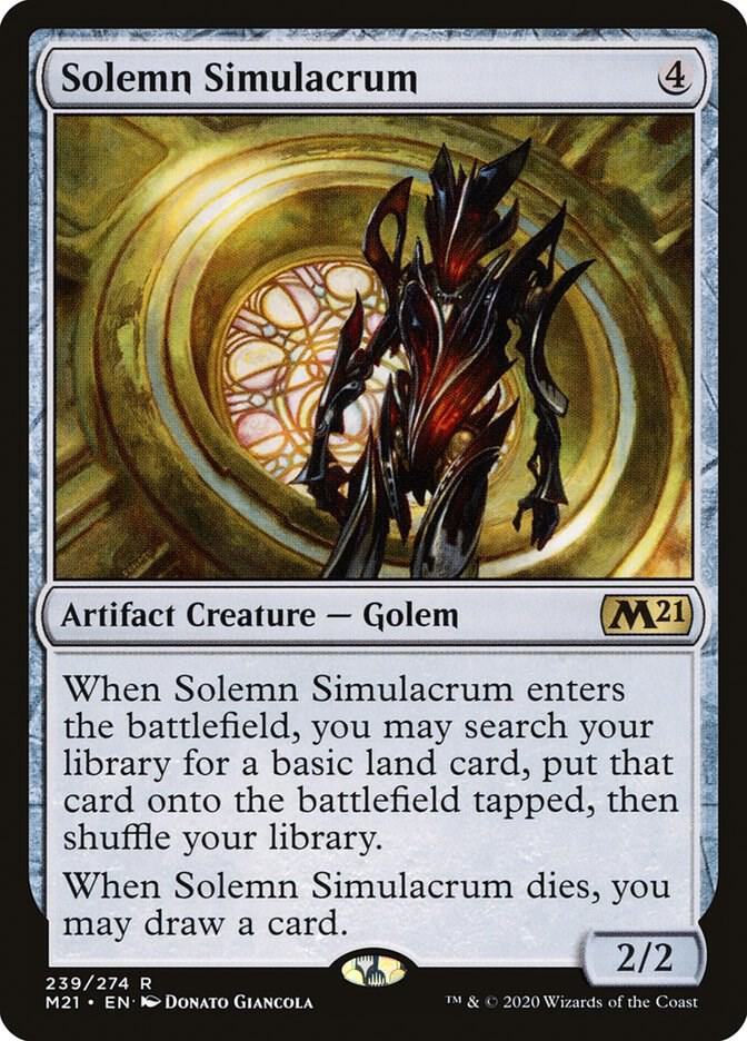 Solemn Simulacrum - Core Set 2021 - Magic: The Gathering - TCGplayer.com