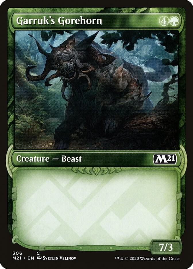 Garruk's Gorehorn (Showcase) - Core Set 2021 - Magic: The Gathering ...