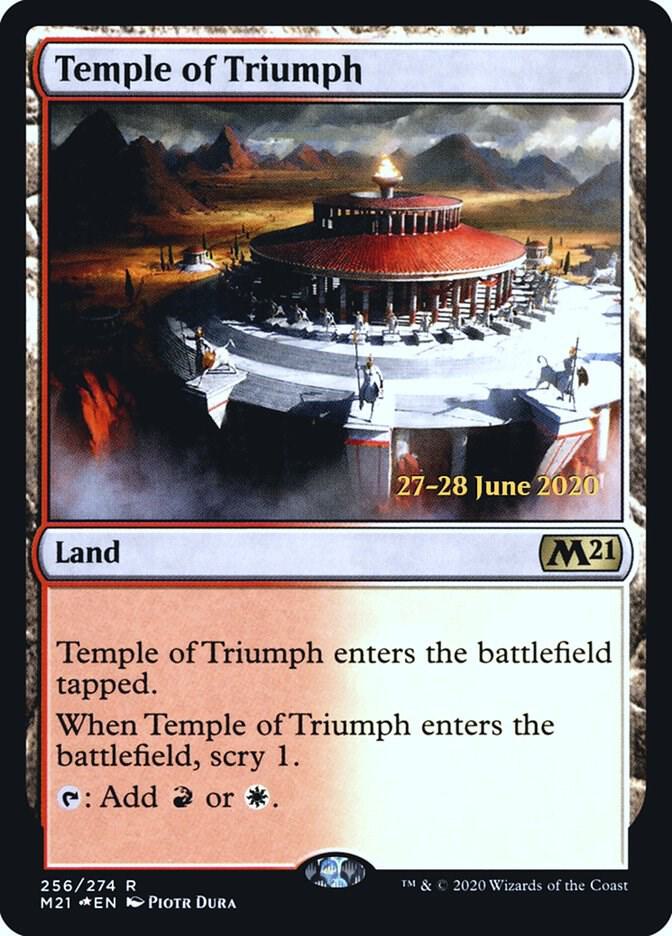 Temple of Triumph (M21) - Prerelease Cards - Magic: The Gathering ...