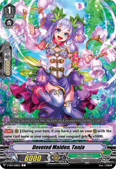 Devoted Maiden, Tanja - V-EB14: The Next Stage - Cardfight Vanguard ...