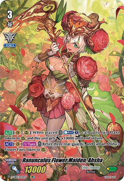 Ranunculus Flower Maiden, Ahsha (SP) - V-EB14: The Next Stage - Cardfight Vanguard - TCGplayer.com