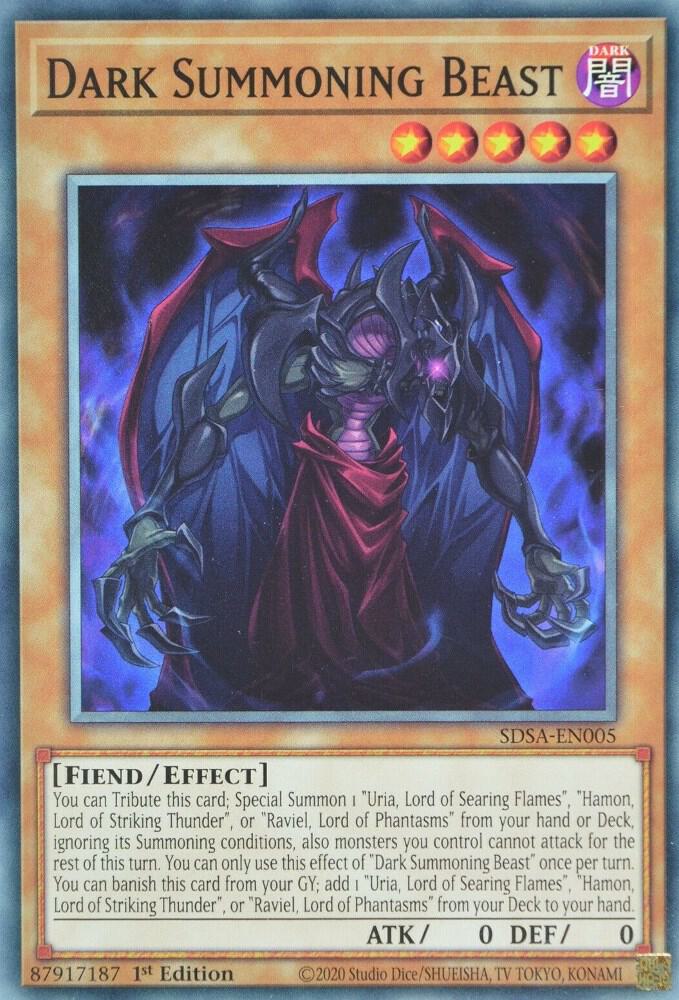 Dark Summoning Beast - Structure Deck: Sacred Beasts - YuGiOh - TCGplayer.com