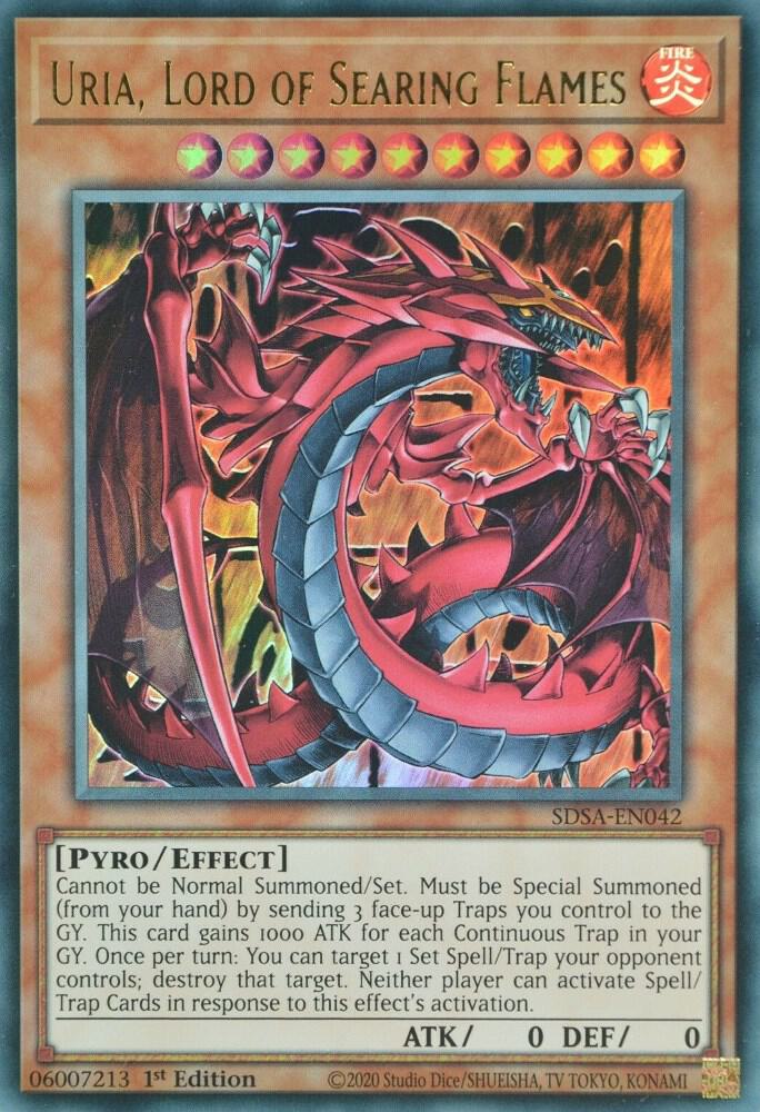 Uria, Lord of Searing Flames - Structure Deck: Sacred Beasts - YuGiOh - TCGplayer.com