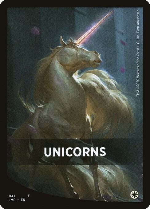 Unicorns Theme Card - Jumpstart - Magic: The Gathering - TCGplayer.com