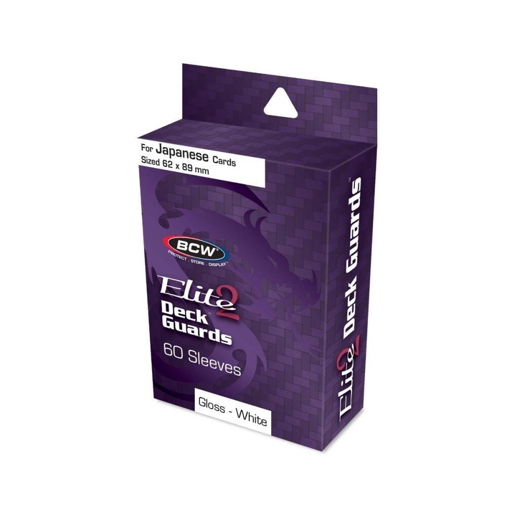 BCW Elite2 Deck Guards - Glossy Small - 60ct. Box (White) (Classic ...