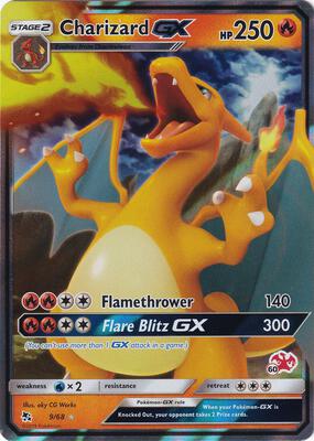 Charizard GX - 9/68 (#60 Charizard Stamped) - Battle Academy - Pokemon ...