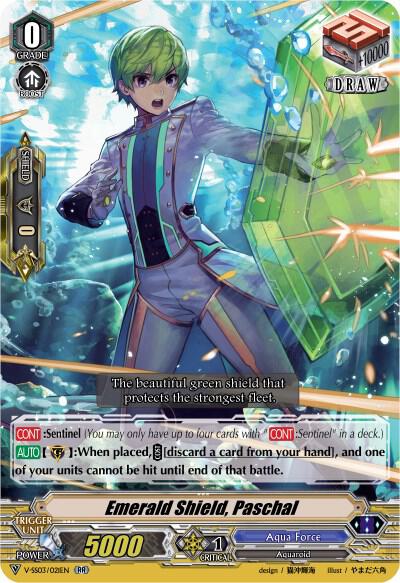 Emerald Shield, Paschal - V-SS03: Festival Collection - Cardfight ...