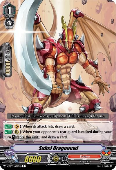 Sabel Dragonewt - V-SS03: Festival Collection - Cardfight Vanguard - TCGplayer.com