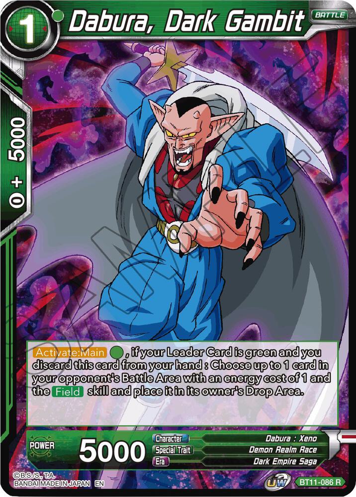 Dabura, Dark Gambit - Vermilion Bloodline - Dragon Ball Super: Masters ...
