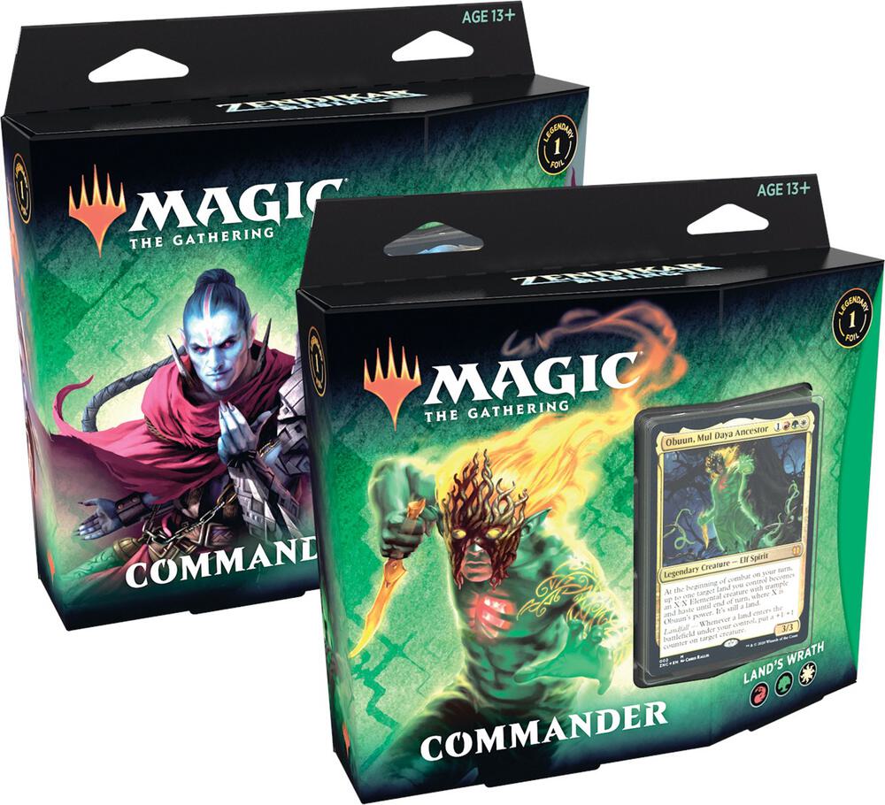 Zendikar Rising - Commander Deck [Set of 2] - Commander: Zendikar ...
