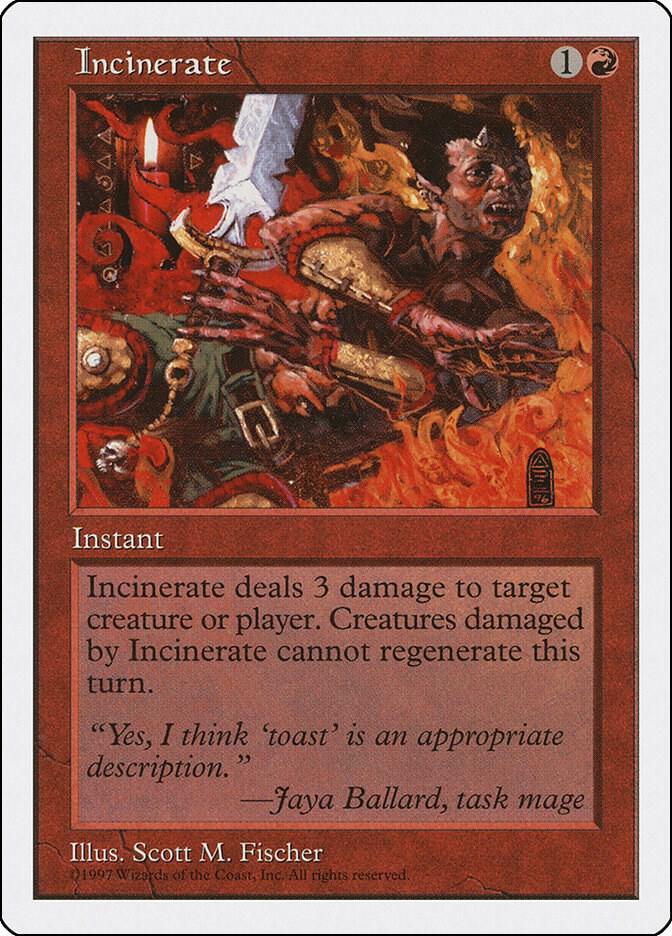 Incinerate - Fifth Edition - Magic: The Gathering - TCGplayer.com