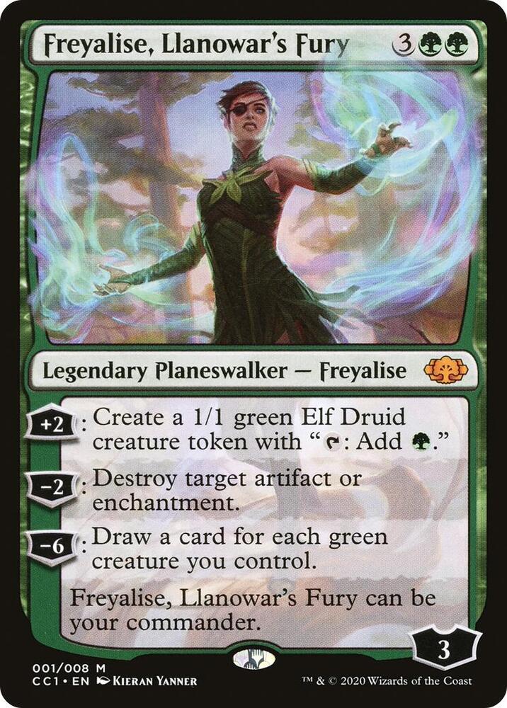 Freyalise, Llanowar's Fury - Commander Collection: Green - Magic: The ...