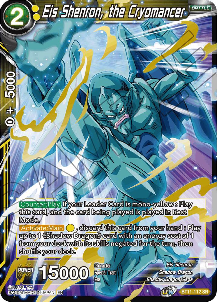 Eis Shenron, the Cryomancer - Vermilion Bloodline - Dragon Ball Super ...