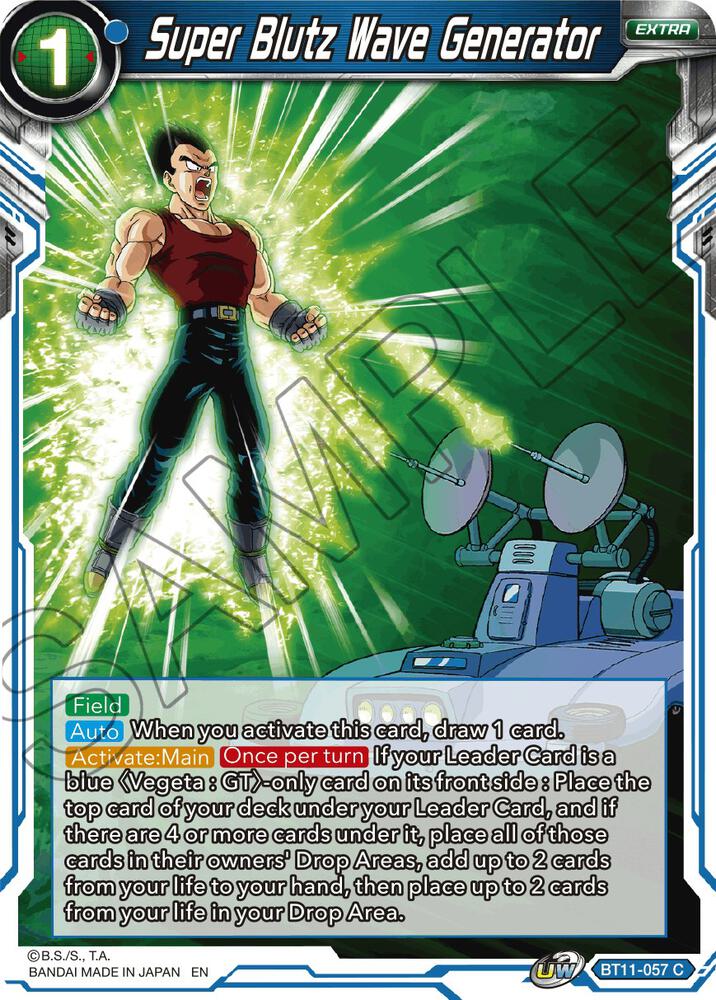Super Blutz Wave Generator - Vermilion Bloodline - Dragon Ball Super ...