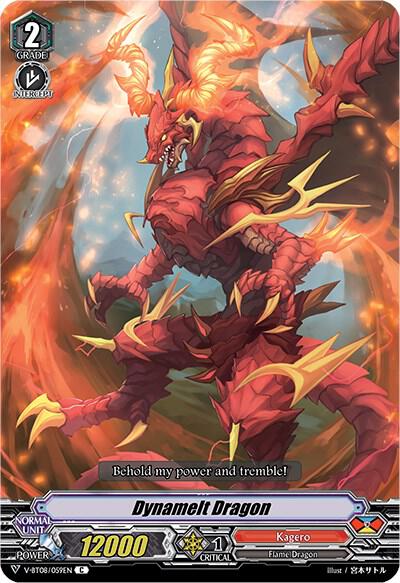 Dynamelt Dragon - V-BT08: Silverdust Blaze - Cardfight Vanguard