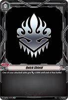 Quick Shield (Kagero) (SP) - V-BT08: Silverdust Blaze - Cardfight Vanguard