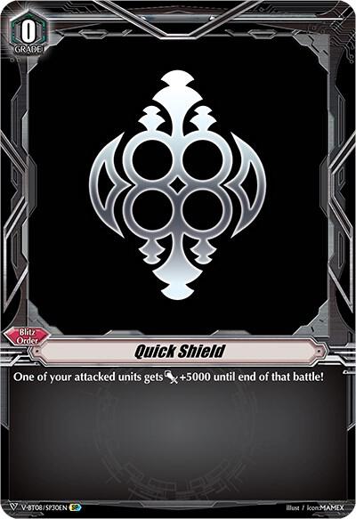 Quick Shield (Oracle Think Tank) (SP) - V-BT08: Silverdust Blaze - Cardfight Vanguard
