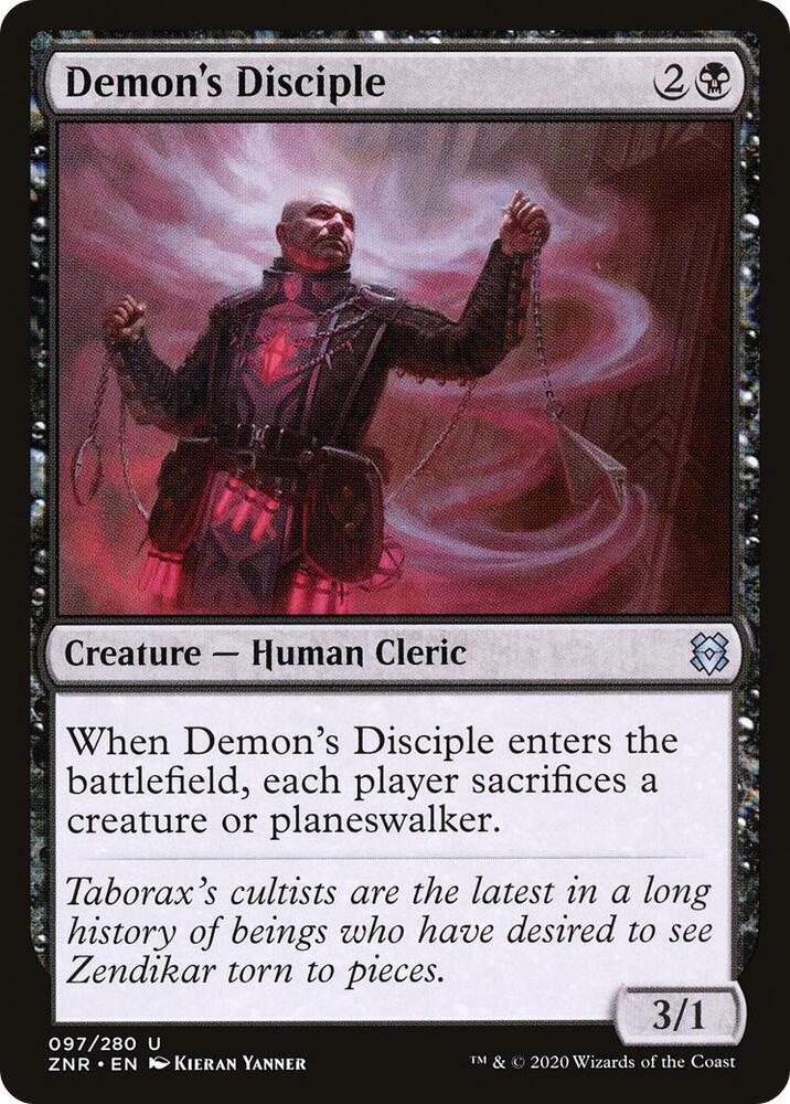 Demon's Disciple - Zendikar Rising - Magic: The Gathering - TCGplayer.com