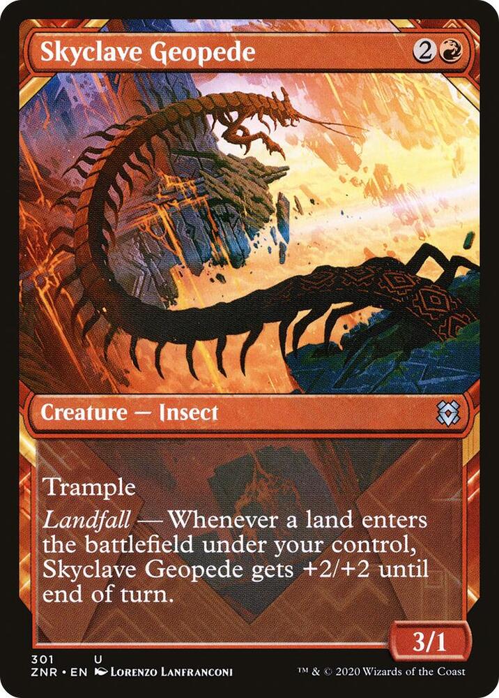 Skyclave Geopede (Showcase) - Zendikar Rising - Magic: The Gathering ...