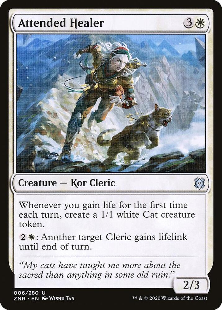 Attended Healer - Zendikar Rising - Magic: The Gathering - TCGplayer.com