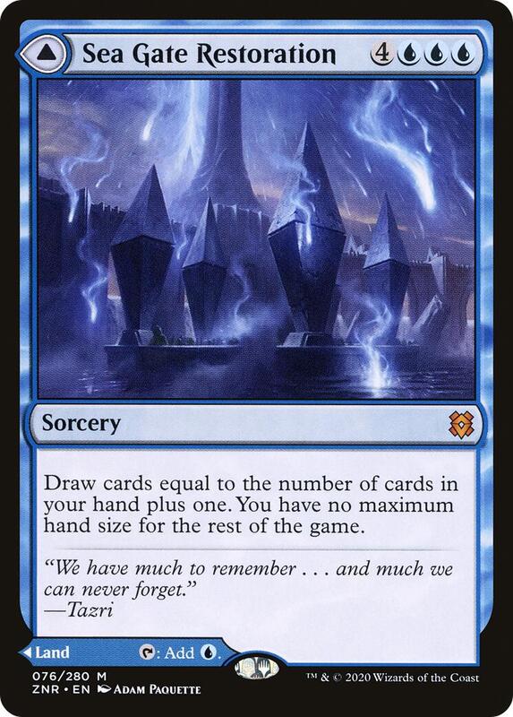 Sea Gate Restoration - Zendikar Rising - Magic: The Gathering ...