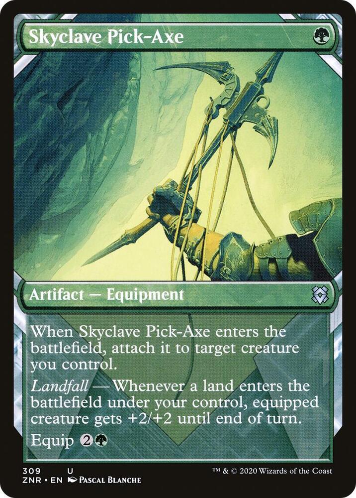 Skyclave Pick-Axe (Showcase) - Zendikar Rising - Magic: The Gathering ...