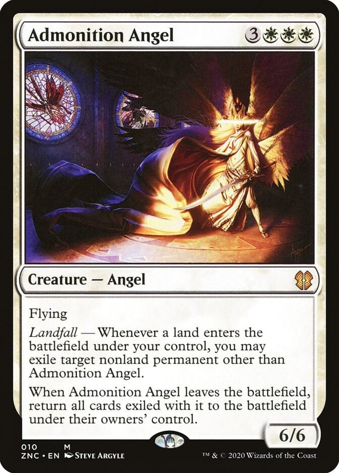 Admonition Angel - Commander: Zendikar Rising - Magic: The Gathering ...