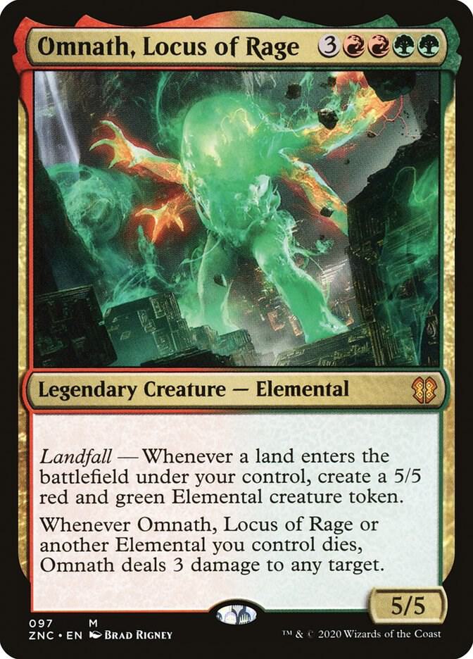 Omnath, Locus of Creation - Zendikar Rising - Magic: The Gathering ...