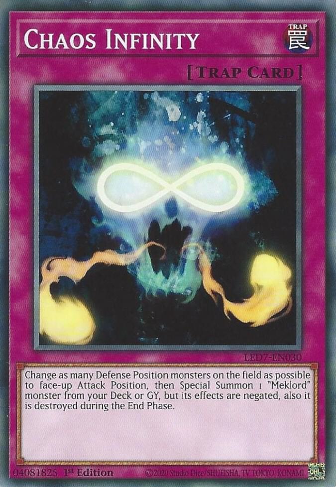 Chaos Infinity - Legendary Duelists: Rage of Ra - YuGiOh - TCGplayer.com