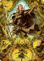 Nissa of Shadowed Boughs Art Card (6/81) (Gold-Stamped Signature) - Art ...