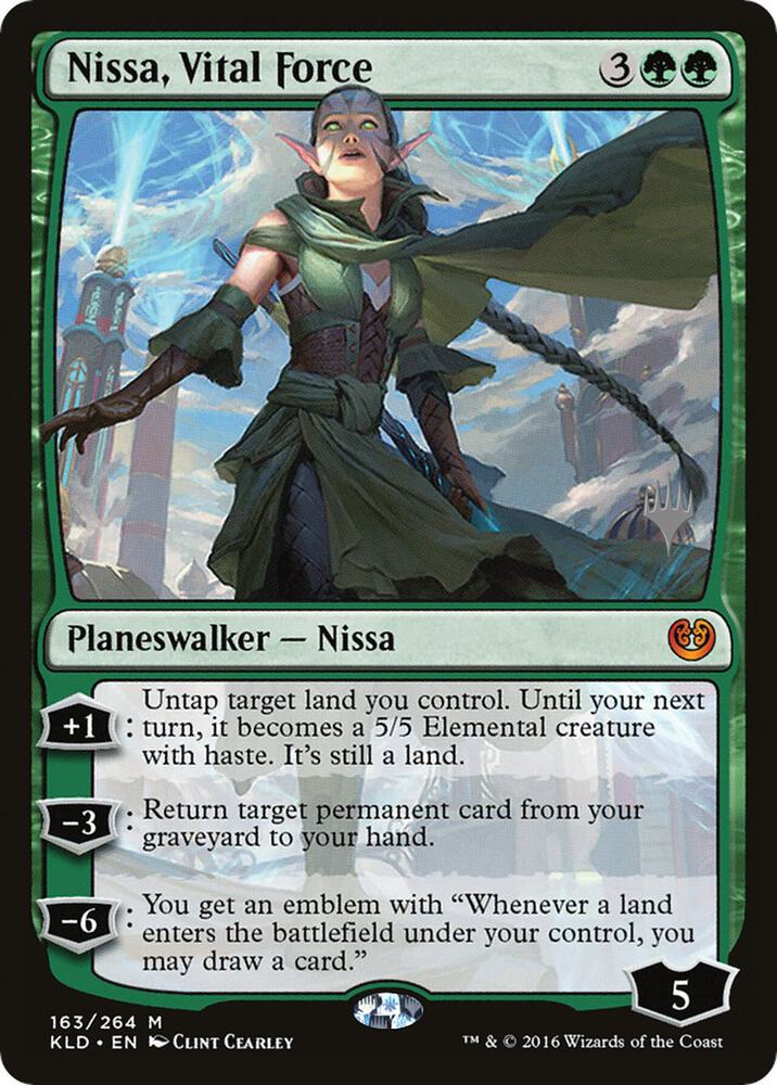 Nissa, Vital Force - Promo Pack: Zendikar Rising - Magic: The Gathering ...