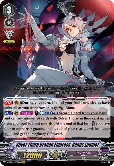 Silver Thorn Dragon Empress, Venus Luquier - V-BT09: Butterfly d'Moonlight - Cardfight Vanguard ...